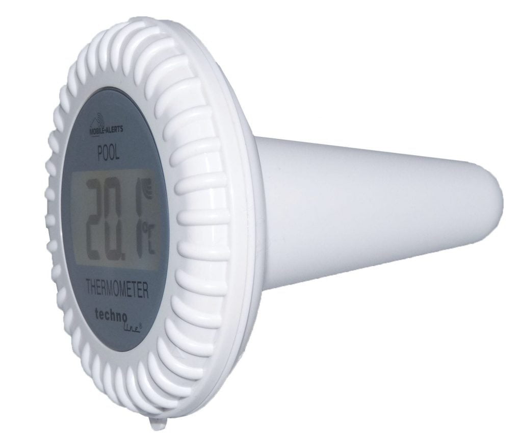 Baseino termometras su papildomu lauko temperatūros ir drėgmės jutikliu ...
